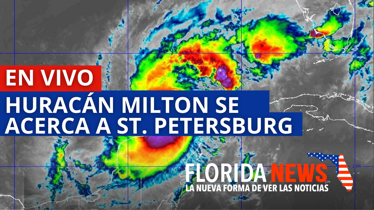 El Huracán Milton dentro de poco se acercará a St. Petersburg - Florida ...